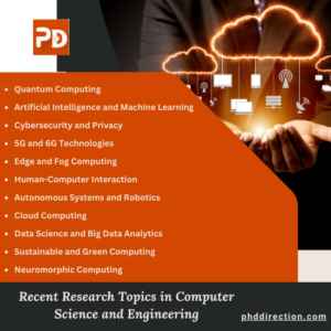 Recent Research Ideas in Computer Science and Engineering