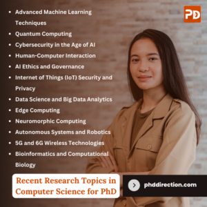 Recent Research Ideas in Computer Science for PhD