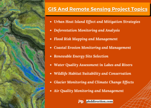 GIS And Remote Sensing Project Ideas