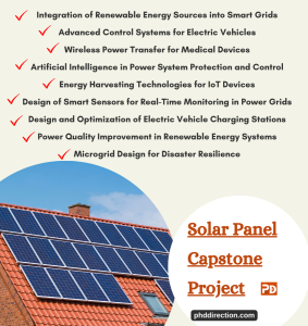 Solar Panel Capstone Project Topics